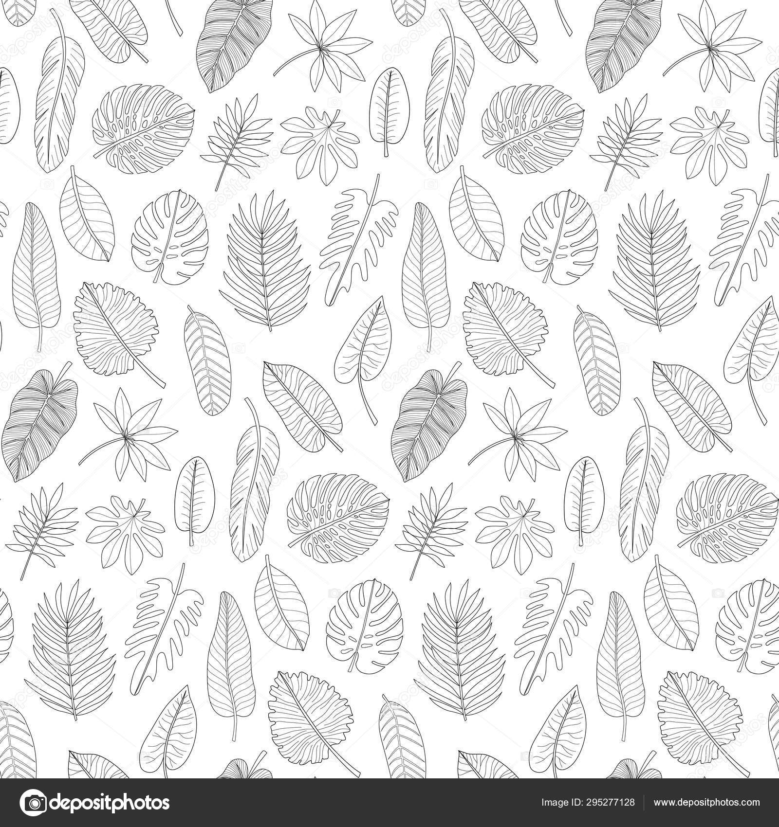 Repeating Leaf Background