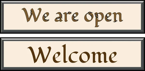 5,160,152 We are open sign Vector Images | Depositphotos