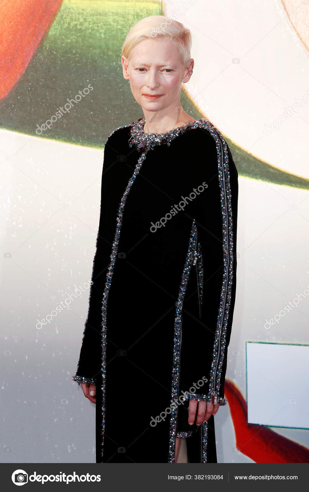 Venice Italy September Tilda Swinton Walks Red Carpet Movie 'L'annee ...