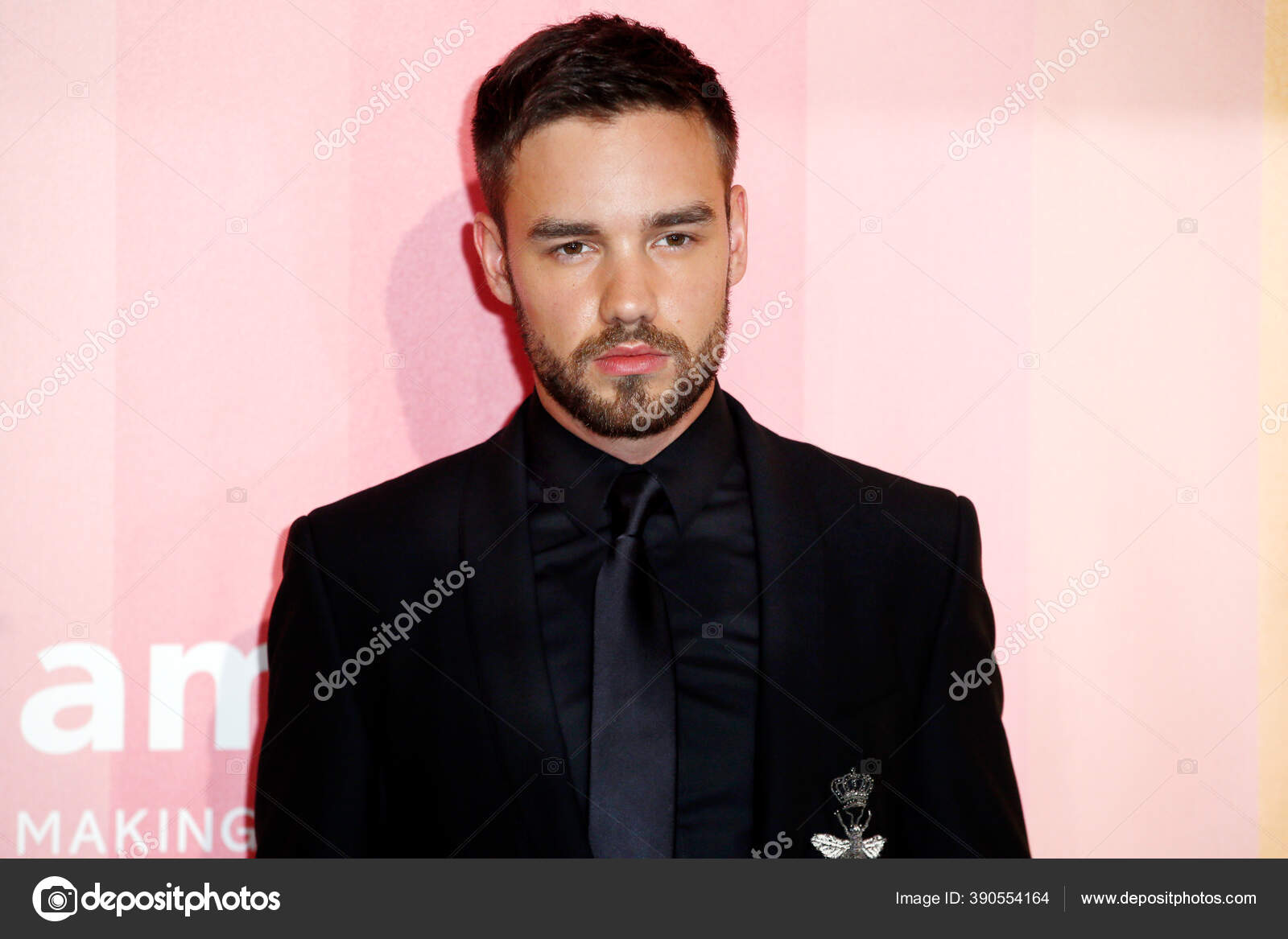Milan Italy September Liam Payne Walks Red Carpet Amfar Gala — Stock ...