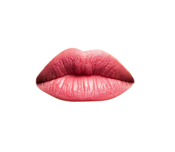 Lips Isolated White Background Stock Photo by ©AsierRomeroCarballo ...