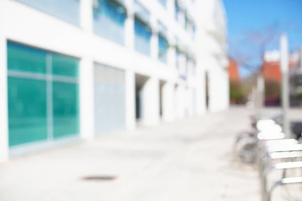 University Campus Exterior Blurred Background Stock Photo by ...