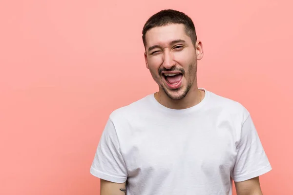 Man winking Stock Photos, Royalty Free Man winking Images | Depositphotos