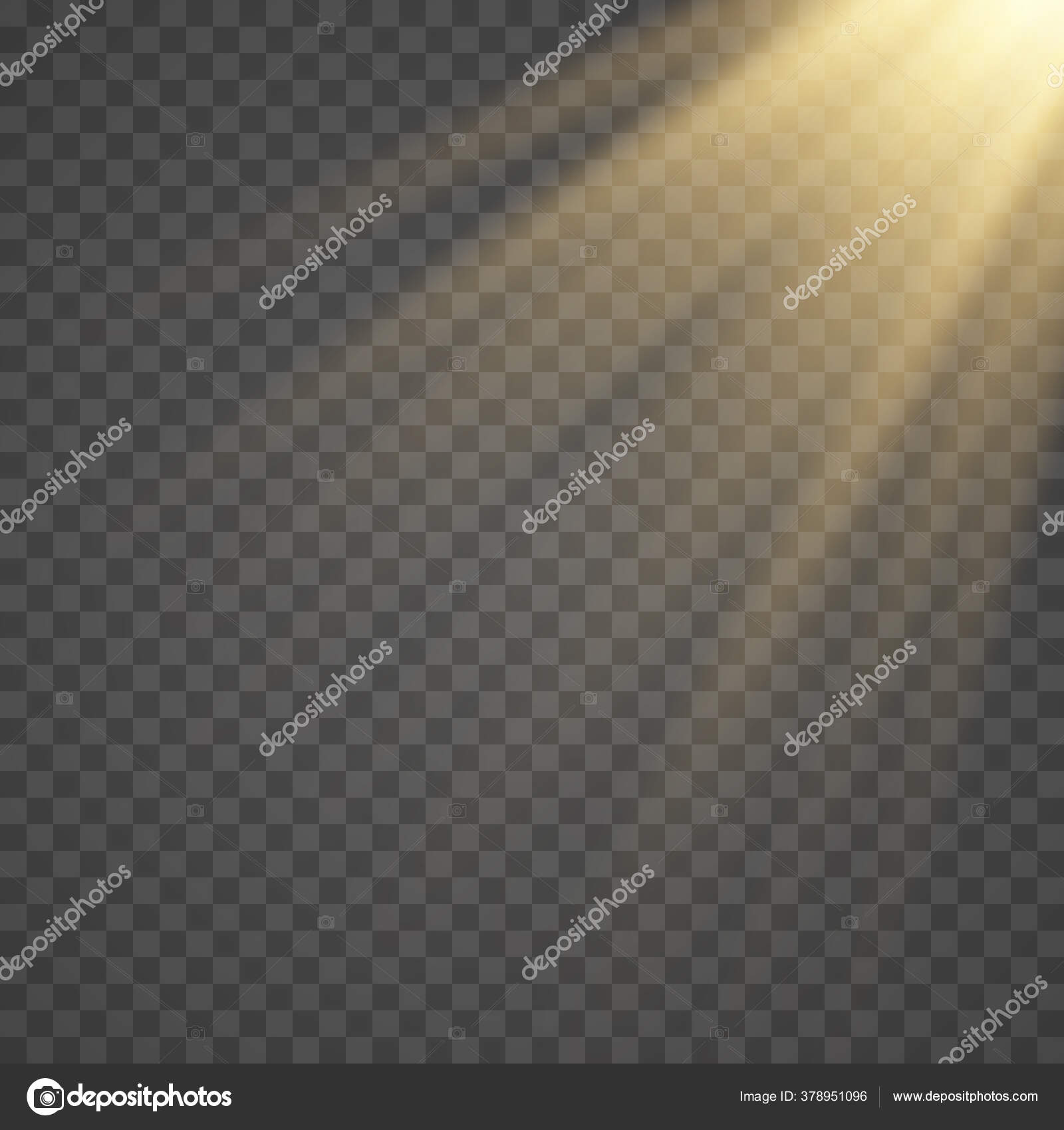 Vector Transparente Luz Del Sol Lente Especial Flash Luz Effect Vector ...