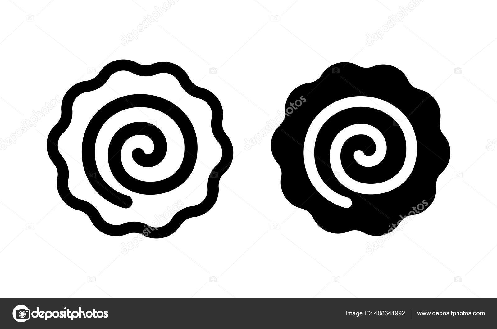 Narutomaki Icono Simple Vector Ilustración Conjunto Vector de Stock de ...