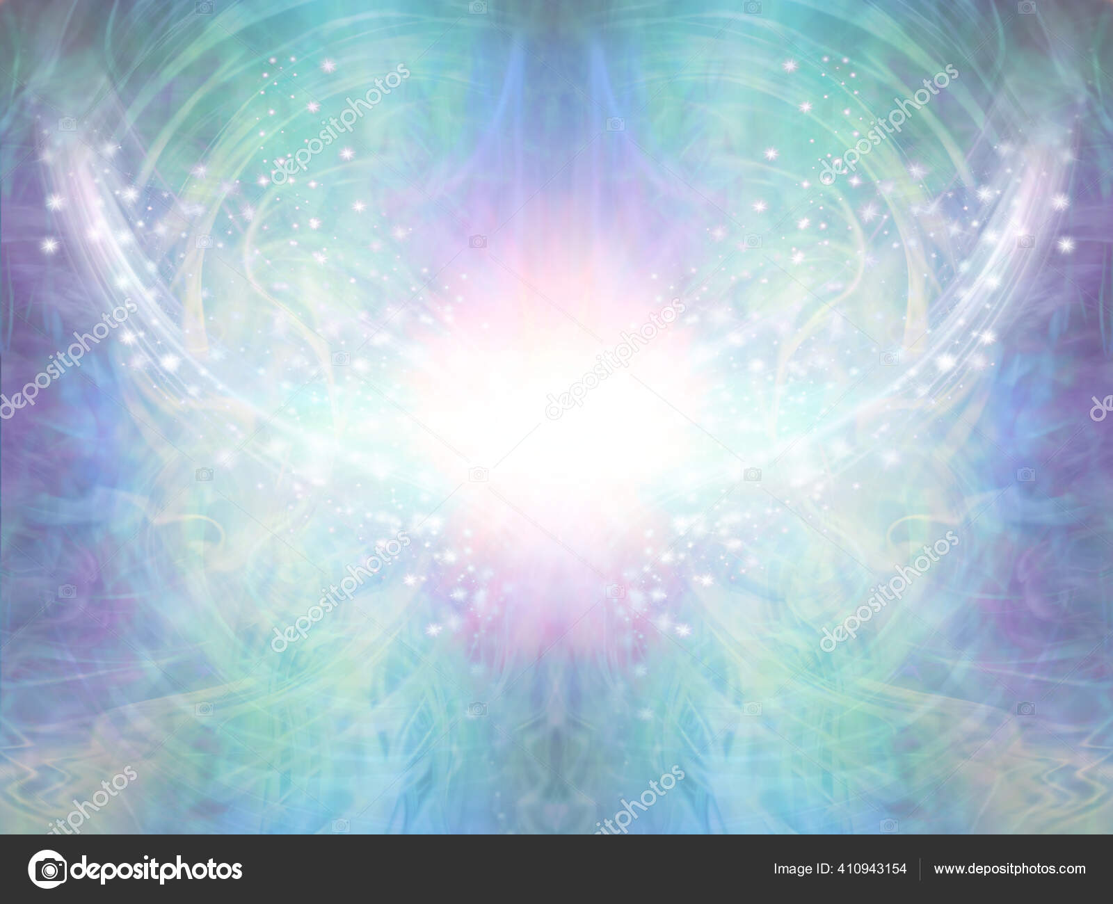 Sacred Spiritual Healing Light Background Shimmering Sparkling ...