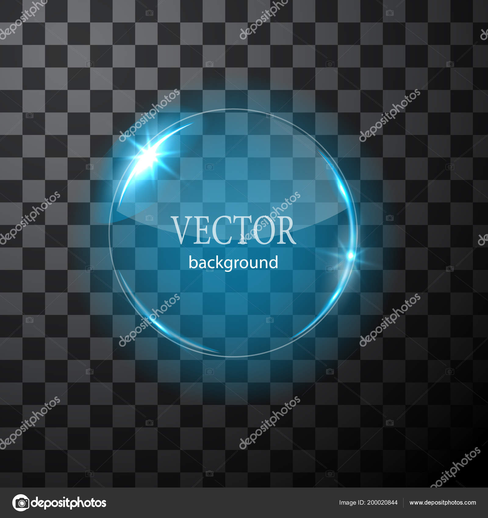 Glass vector circle plane. Easy editable background Stock Vector Image ...