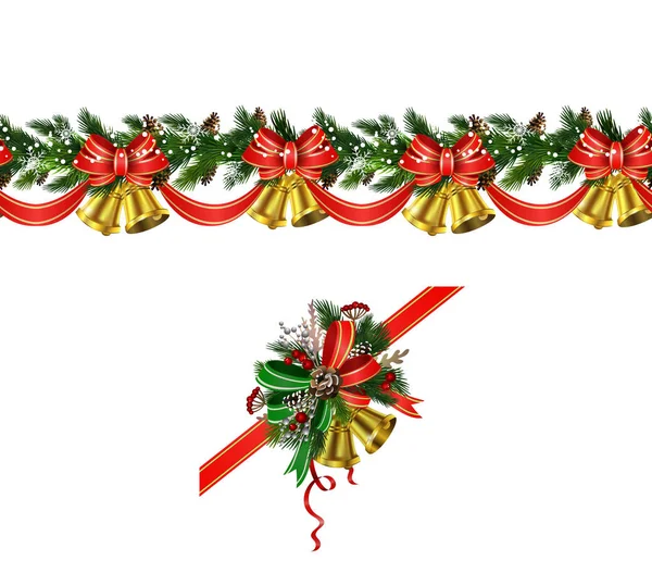Christmas garland border Stock Photos, Royalty Free Christmas garland ...