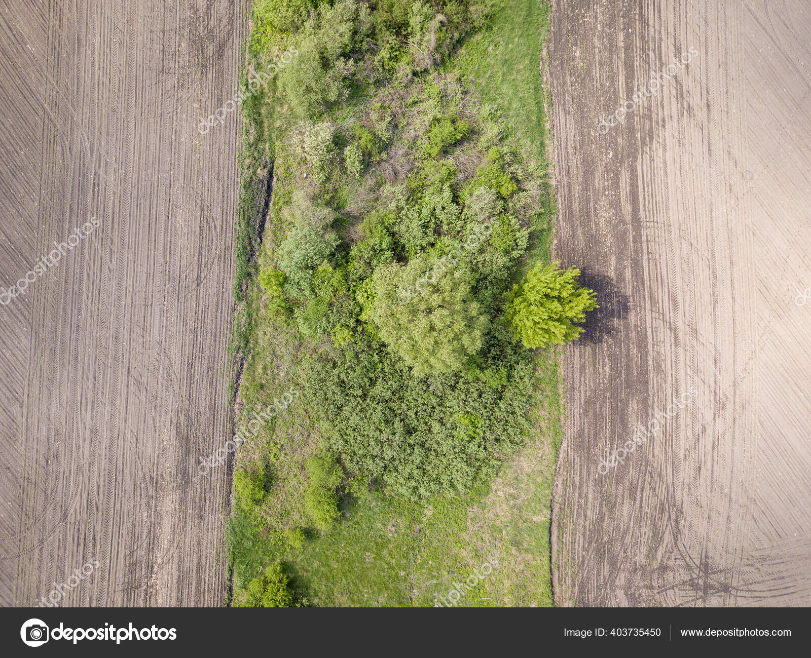 Aerial View Ukrainian Agricultural Fields Spring — Stock Photo © sergey ...