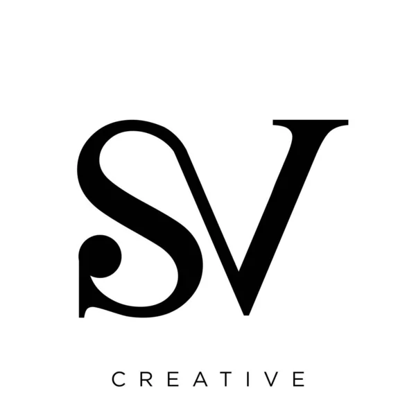 Sv logo design Vector Art Stock Images | Depositphotos