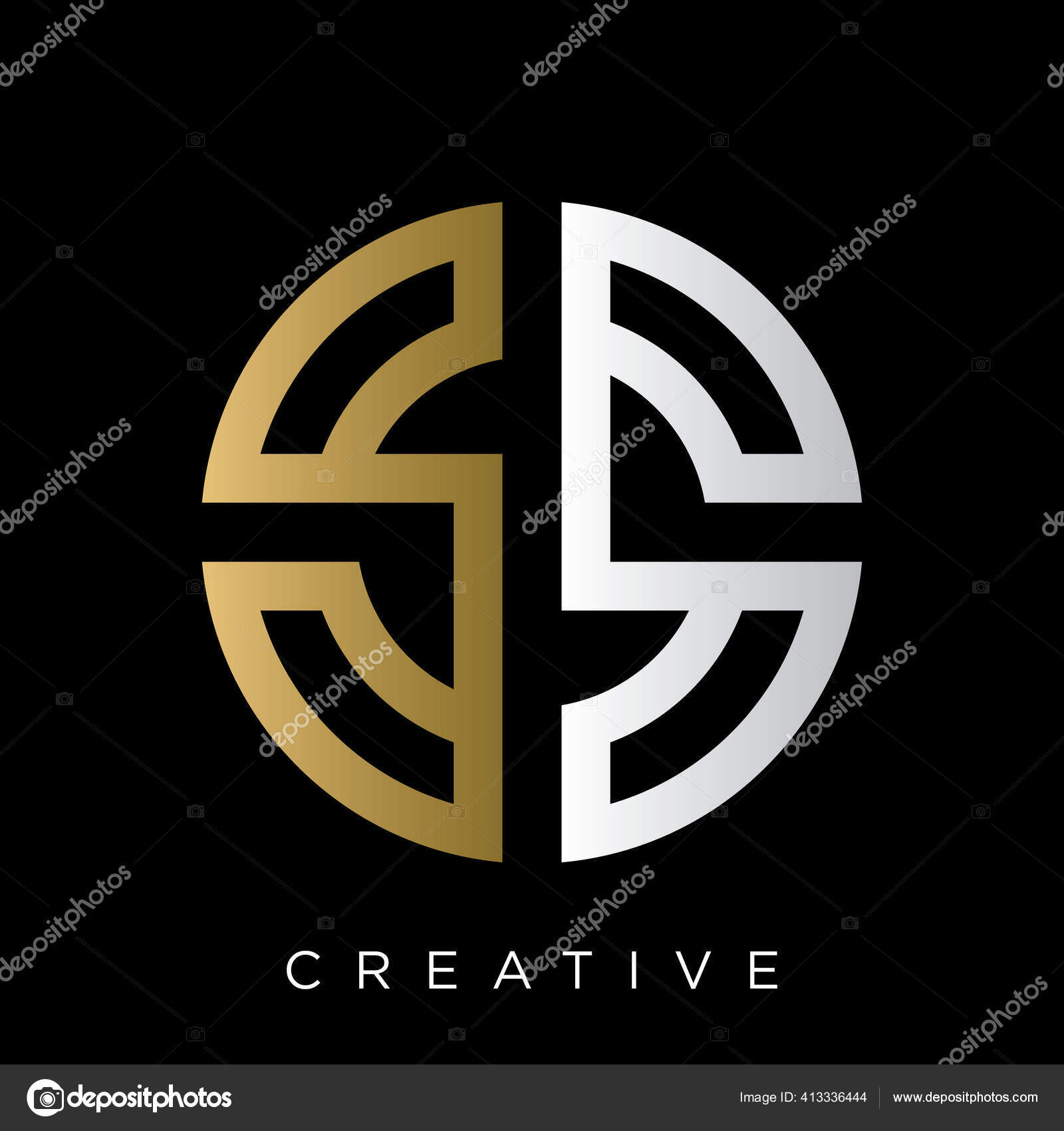 Circle Logo Design Vector Icon Symbol Luxury Stock Vector by ©boxfile ...