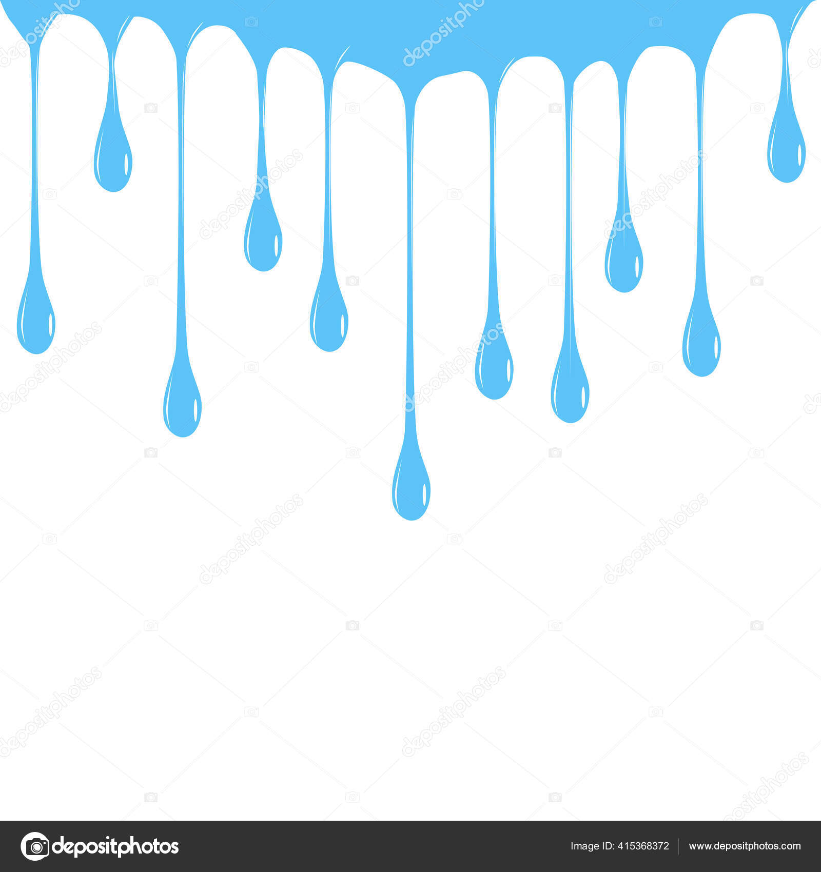 Dripping Liquid Paint Dripping Paint Flows Flowing Liquid Water ...