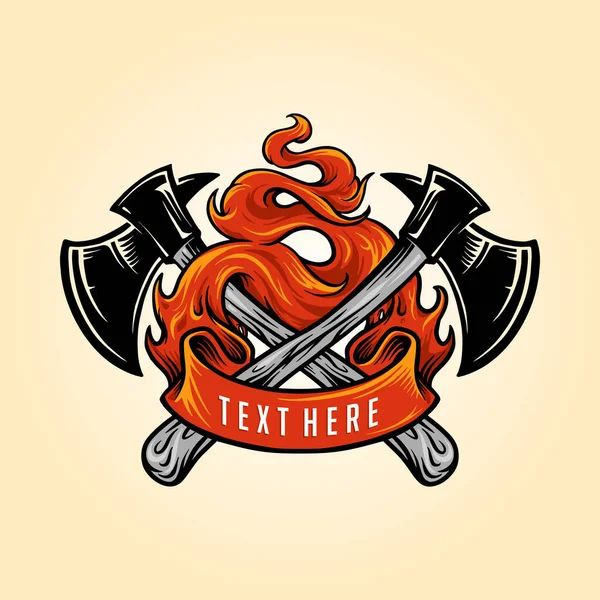 Firefighter Logo Vector