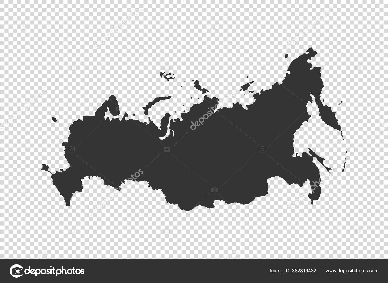 Russia Map Gray Tone Png Transparent Background Illustration Textured ...