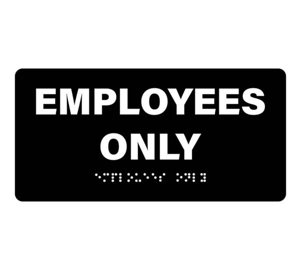 Staff Only Employees Only Outdoors Warning Vector Sign Notice Stock ...