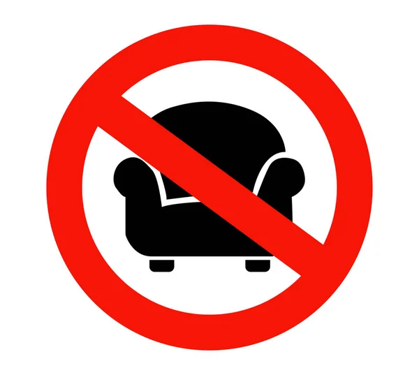 No lying on sofa sign Stock Vector Image by ©Arcady #118938612