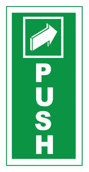 Push Pull Door Sign Stock Vector by ©mnaleen.gmail.com 365674660