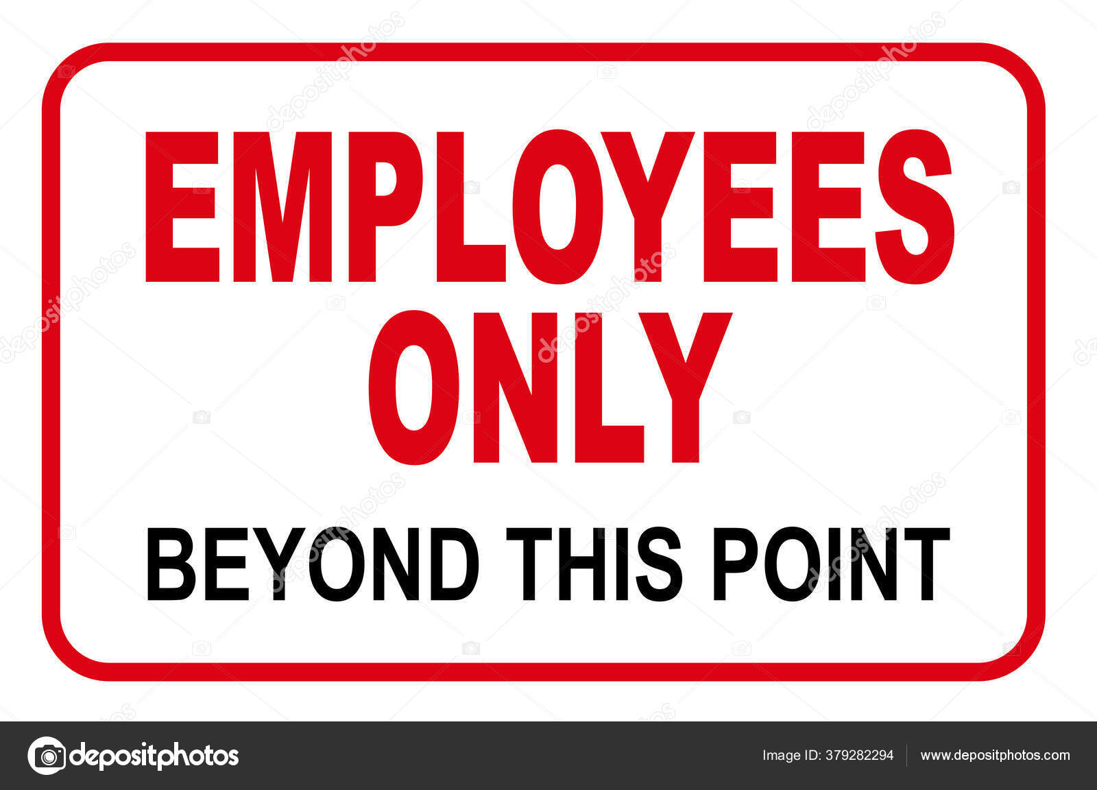 Staff Only Beyond This Point