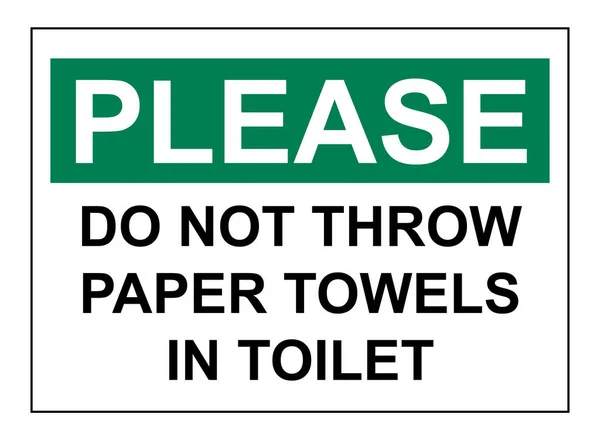 Do not flush Imagens de Stock de Arte Vetorial | Depositphotos