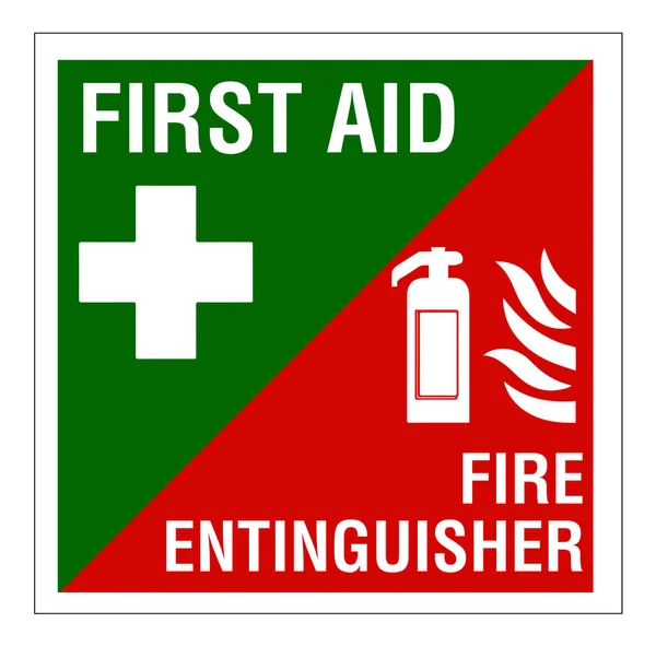 Fire Sign Extinguisher First Aid Sign Stock Vector Image by ©mnaleen ...