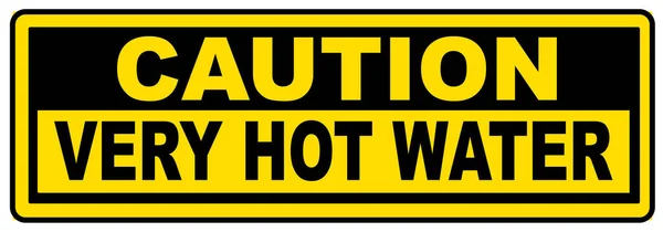 Caution hot water symbol Vector Art Stock Images | Depositphotos
