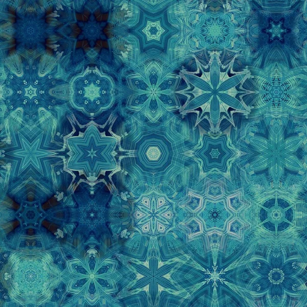 empty shop white washed window pattern and designs in shades of blue ...