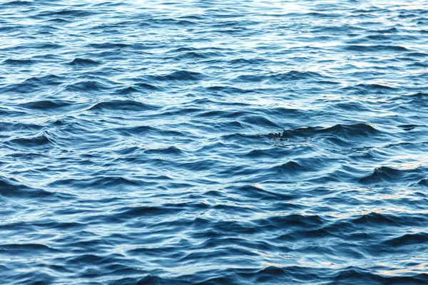 Waves on water surface. Wave pattern. View of surface fresh or sea ...
