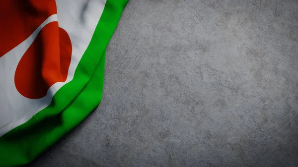 Flag Madagascar Concrete Backdrop Madagascar Flag Background Copy Space ...