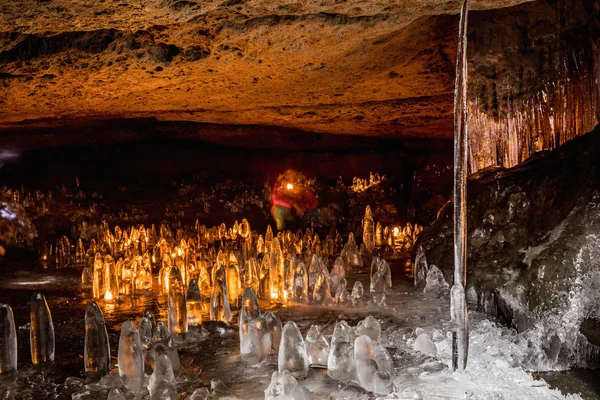Cave Fairies Cave Fairy Ice Crackers Cave Fairy Ice Stalls Stock Photo ...