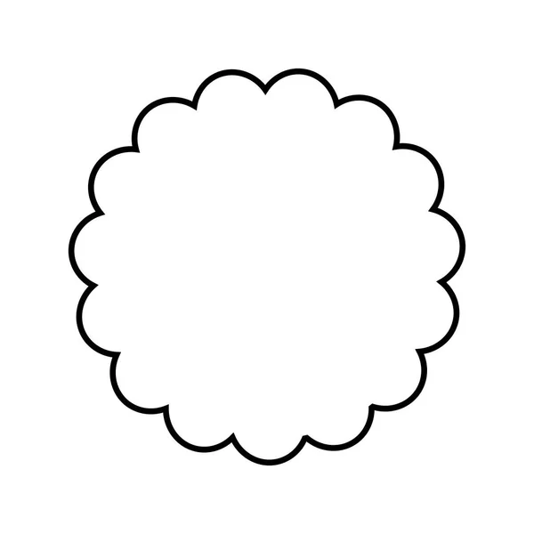 Scalloped edge circle Vector Art Stock Images | Depositphotos