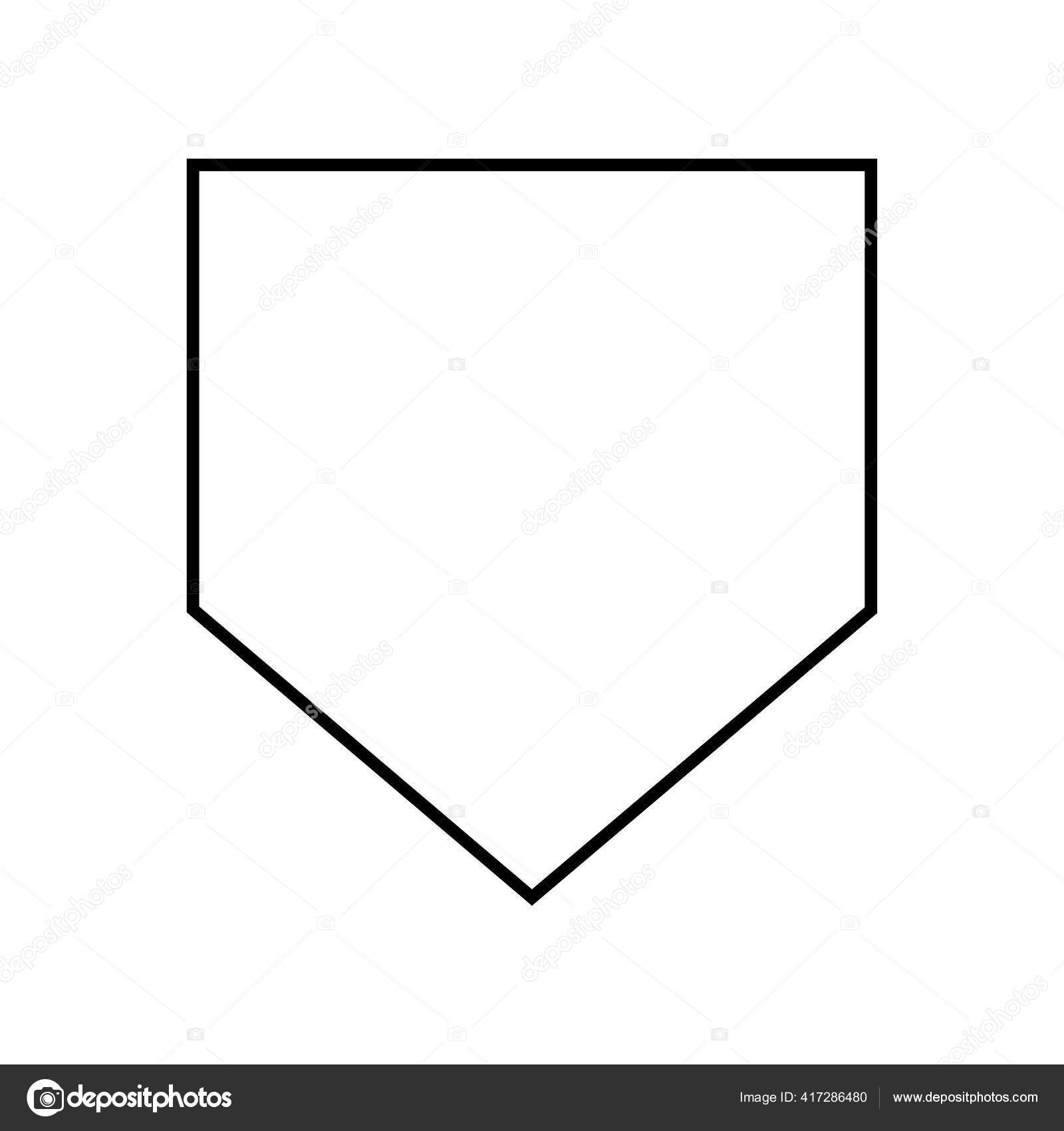 Home plate icon with baseball bats and ball Stock Vector by ©Annakek ...
