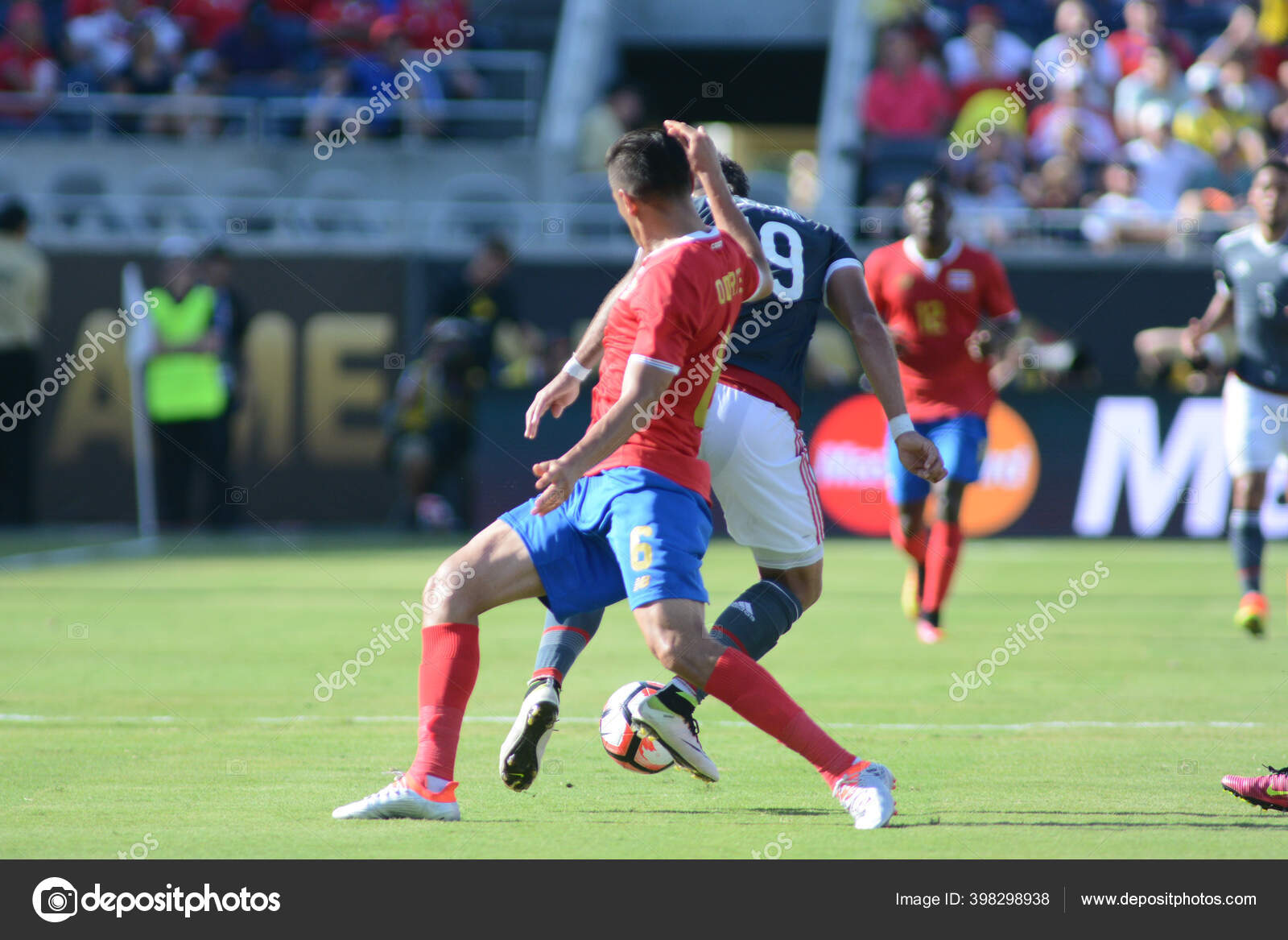 Costa Rica Face Paraguay Copa America Centenario Camping World Stadium ...