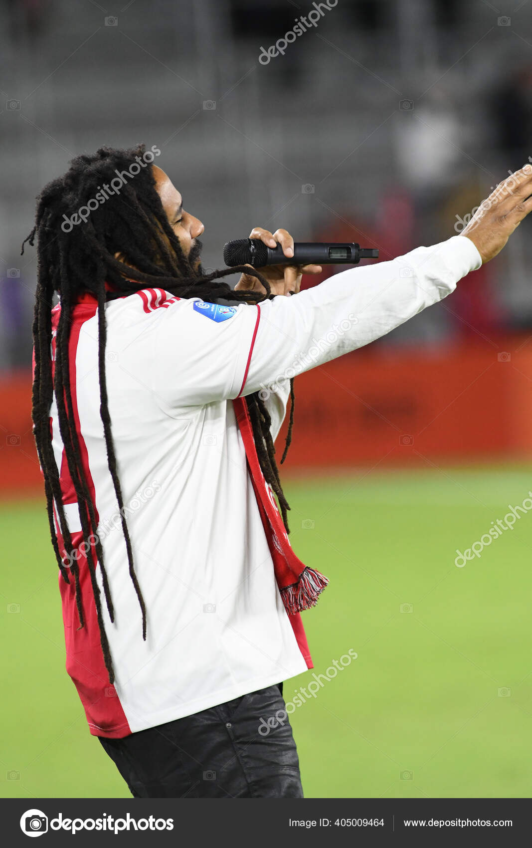 Bob Marley's Son Mani Marley Performs Florida Cup Orlando City — Stock ...