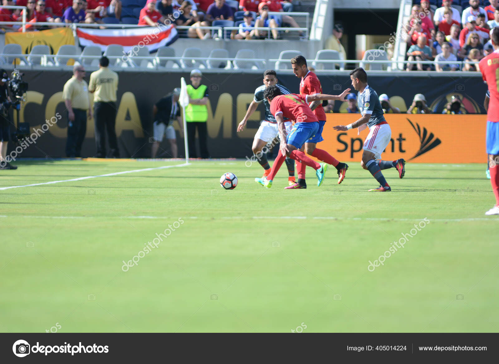 Costa Rica Face Paraguay Copa America Centenario Camping World Stadium ...