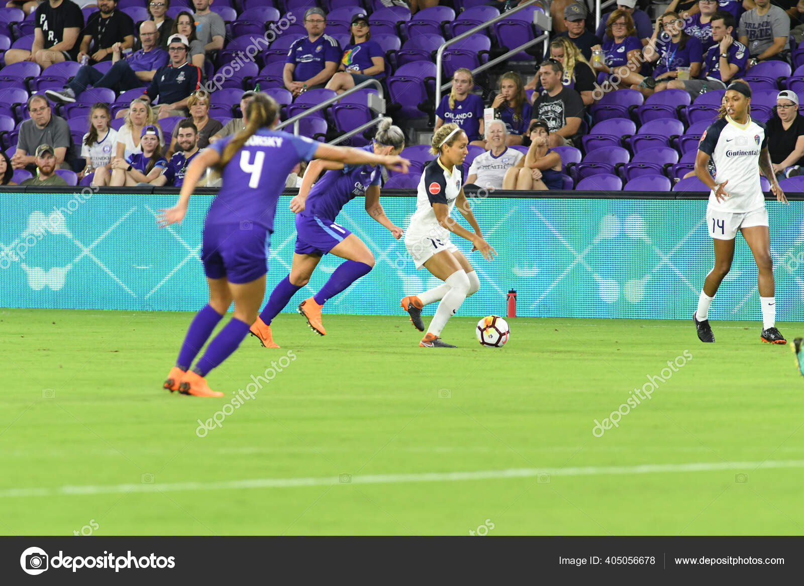 Orlando Pride Host North Carolina Courage Exploria Stadium May 2018 ...