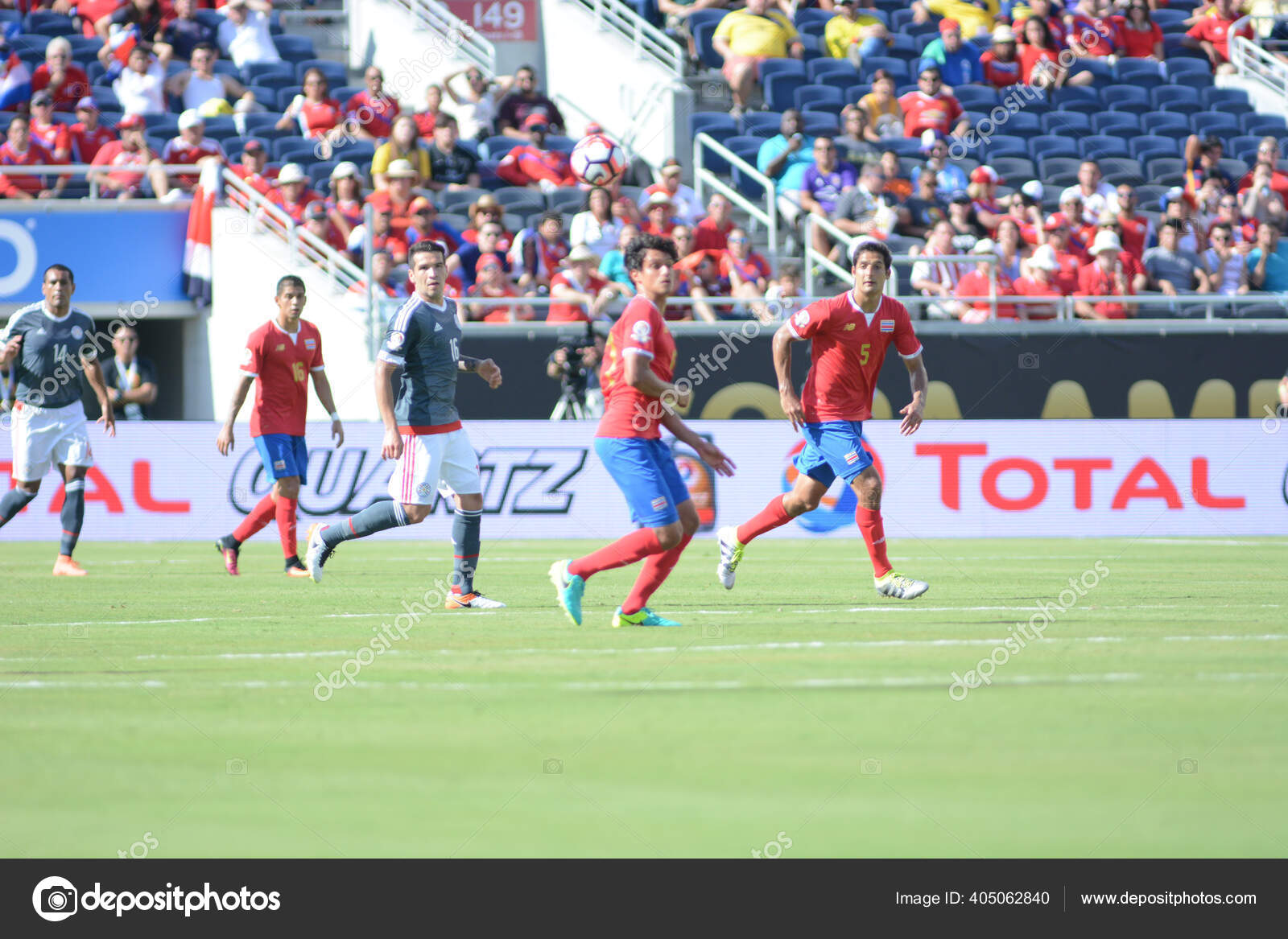 Costa Rica Face Paraguay Copa America Centenario Camping World Stadium ...