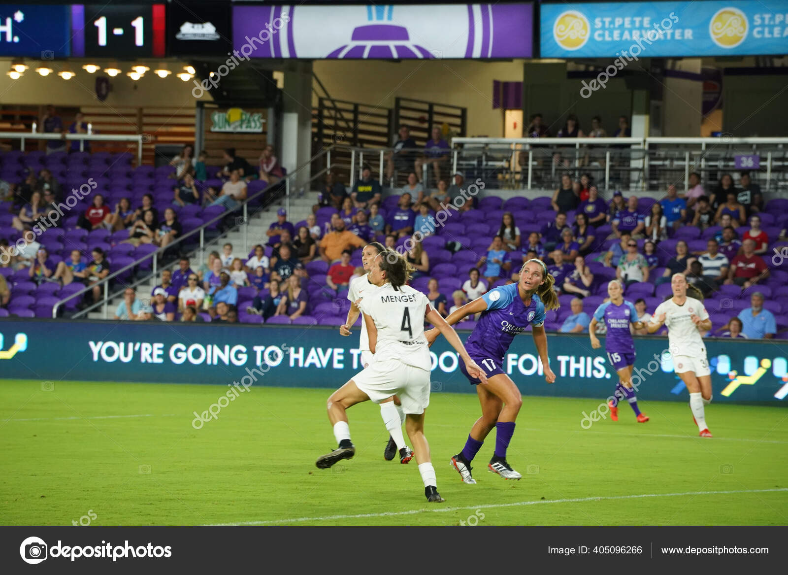 Photo Prides Hosts Portland Thorns Orlando City Stadium Orlando Florida ...