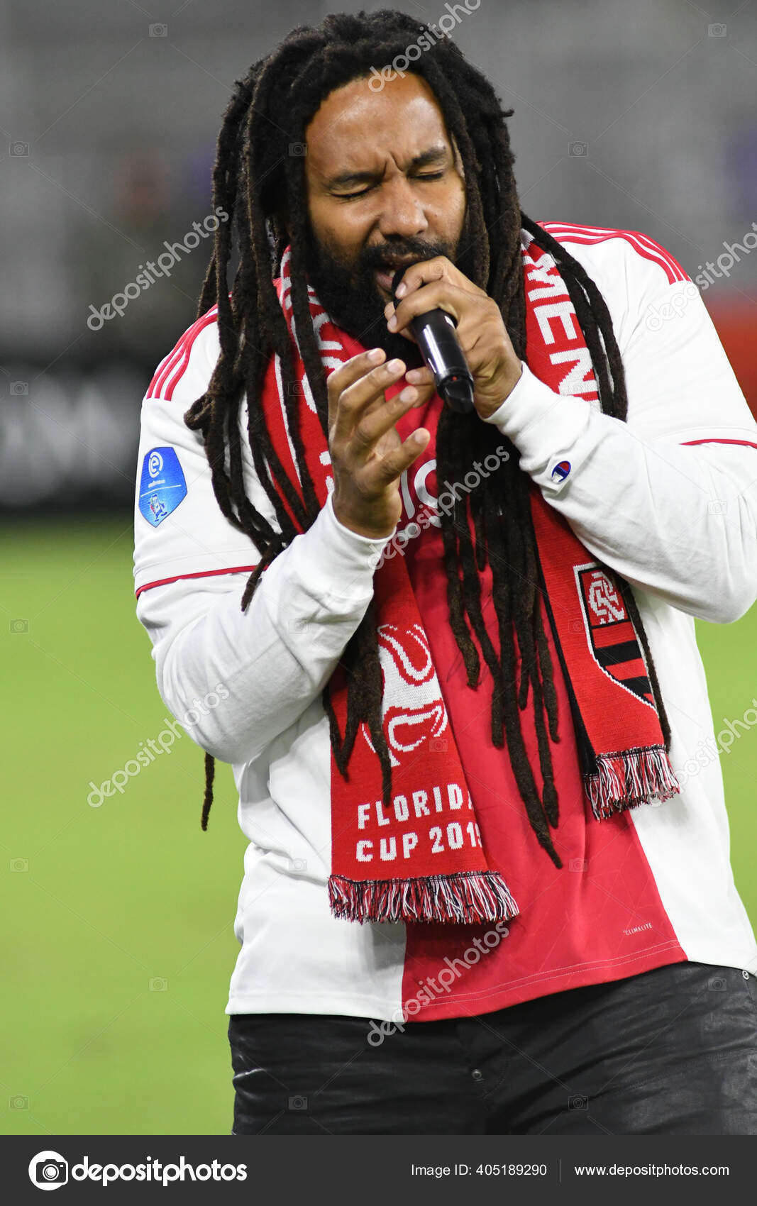 Bob Marley's Son Mani Marley Performs Florida Cup Orlando City — Stock ...