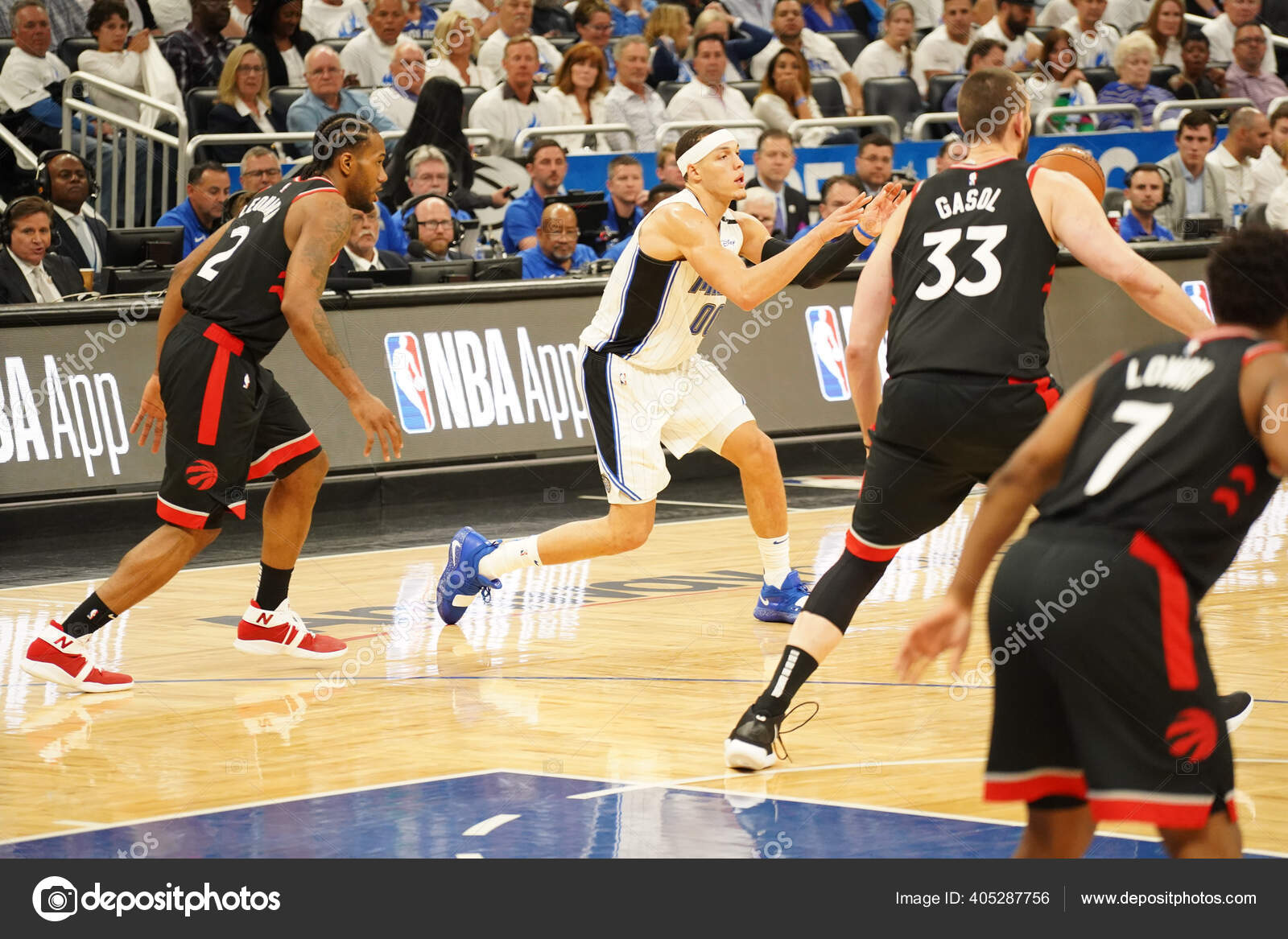 Orlando Magic Hosts Toronto Rapters Nba Playoff Amway Arena Orlando ...