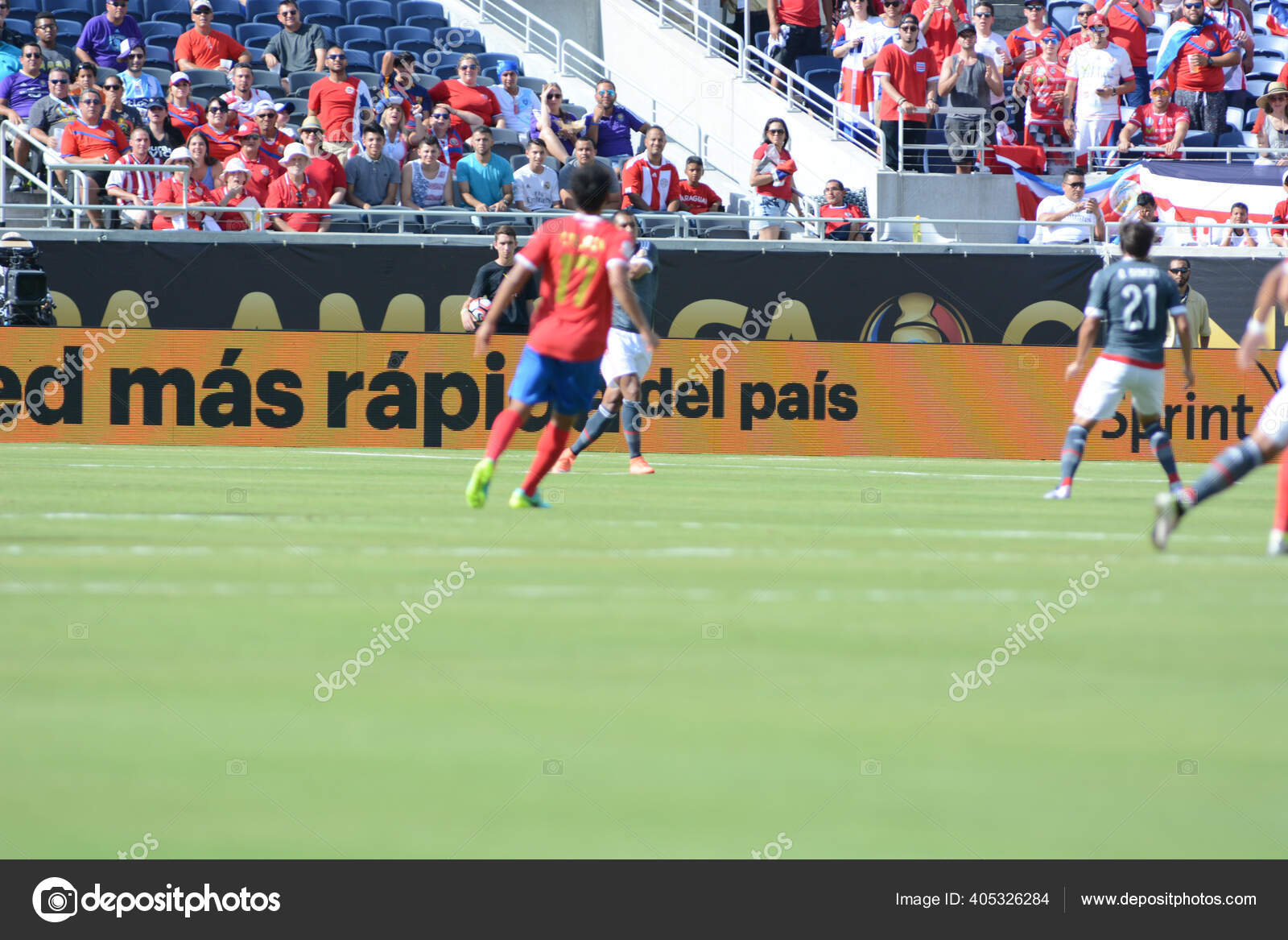 Costa Rica Face Paraguay Copa America Centenario Camping World Stadium ...