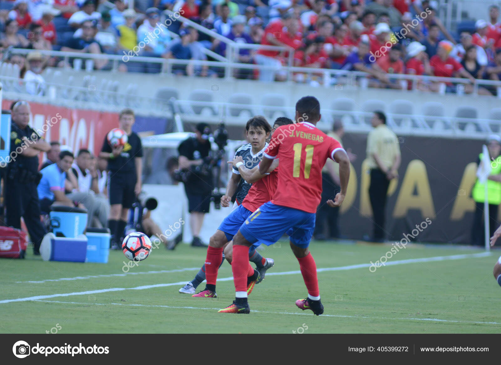 Costa Rica Face Paraguay Copa America Centenario Camping World Stadium ...