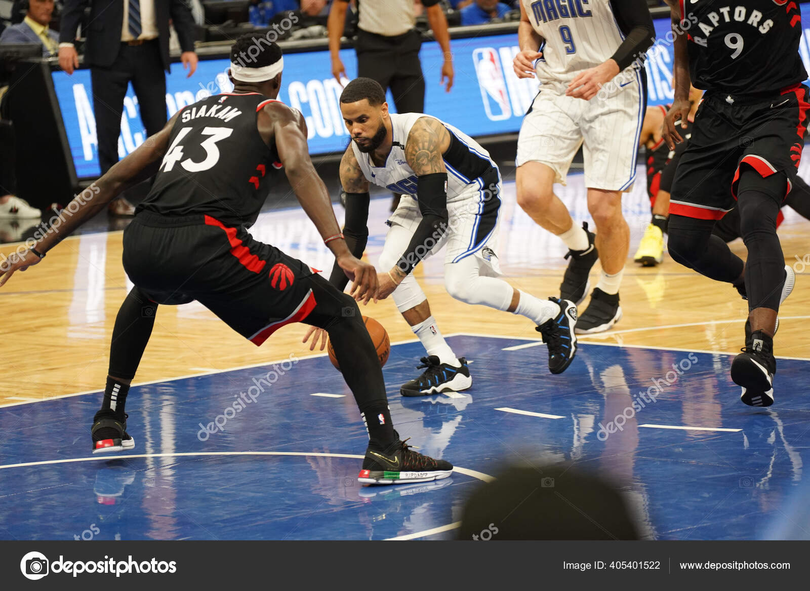 Orlando Magic Hosts Toronto Rapters Nba Playoff Amway Arena Orlando ...