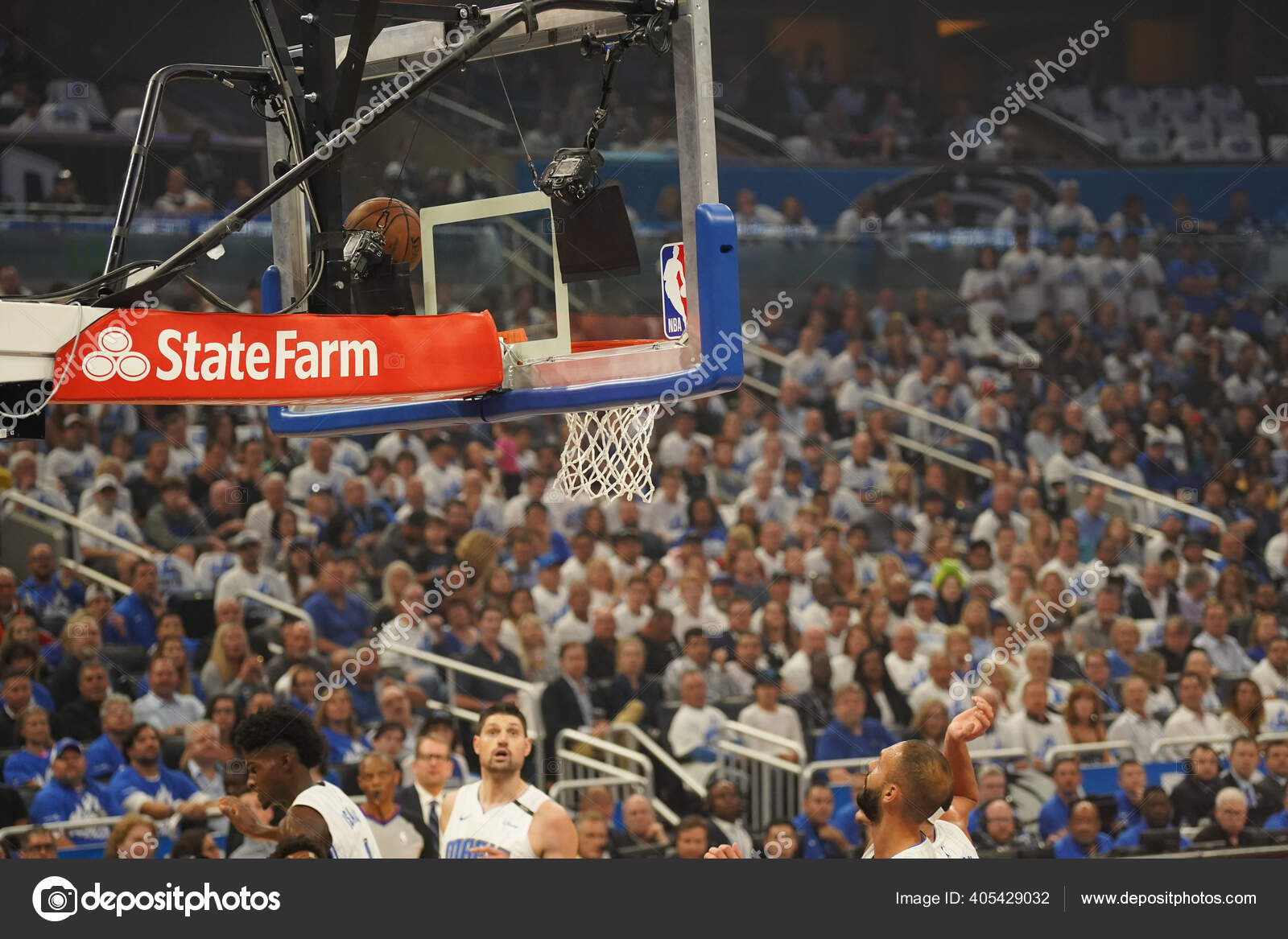 Orlando Magic Hosts Toronto Rapters Nba Playoff Amway Arena Orlando ...