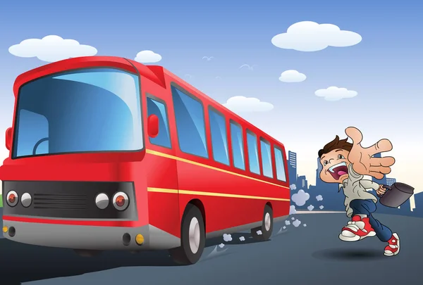 Red bus cartoon Stock Photos, Royalty Free Red bus cartoon Images ...