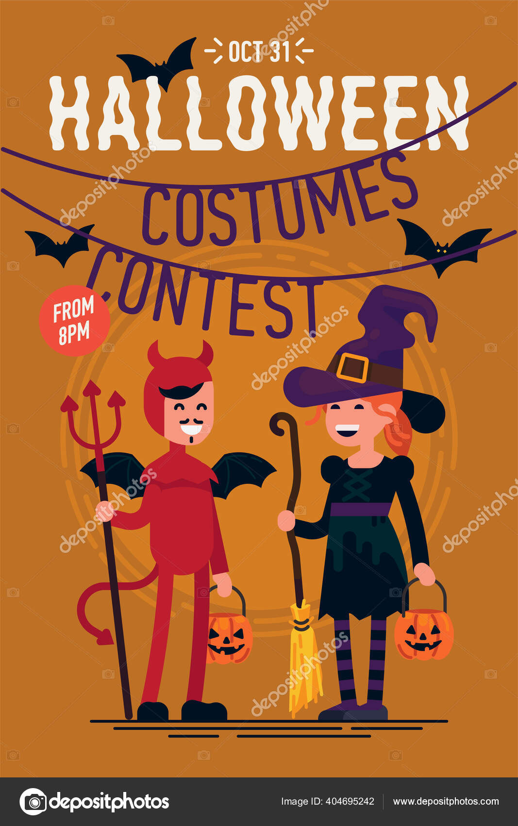 Halloween Costume Contest Clipart