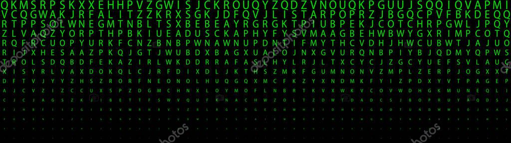 Matrix letters Vector Art Stock Images | Depositphotos