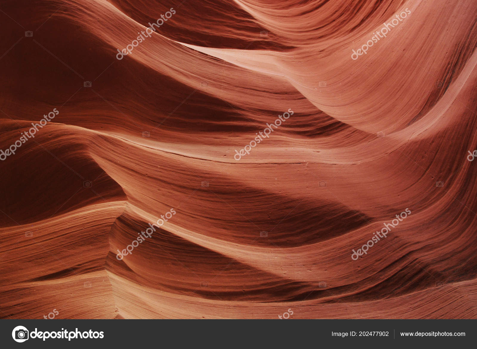 Bright Texture Antelope Canyon Page Arizona Usa Stock Photo by ...