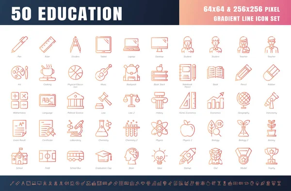 1,446 School subject icons Vector Images | Depositphotos