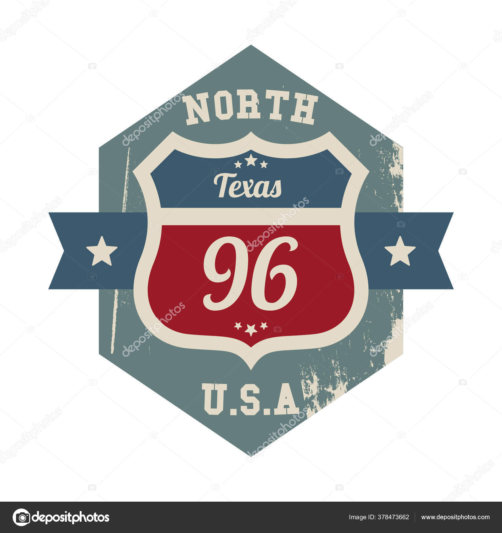 North Texas Route Label ⬇ Vector Image by © captainvector | Vector ...