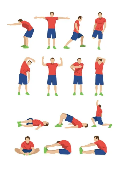 100,000 Stretching at work Vector Images | Depositphotos